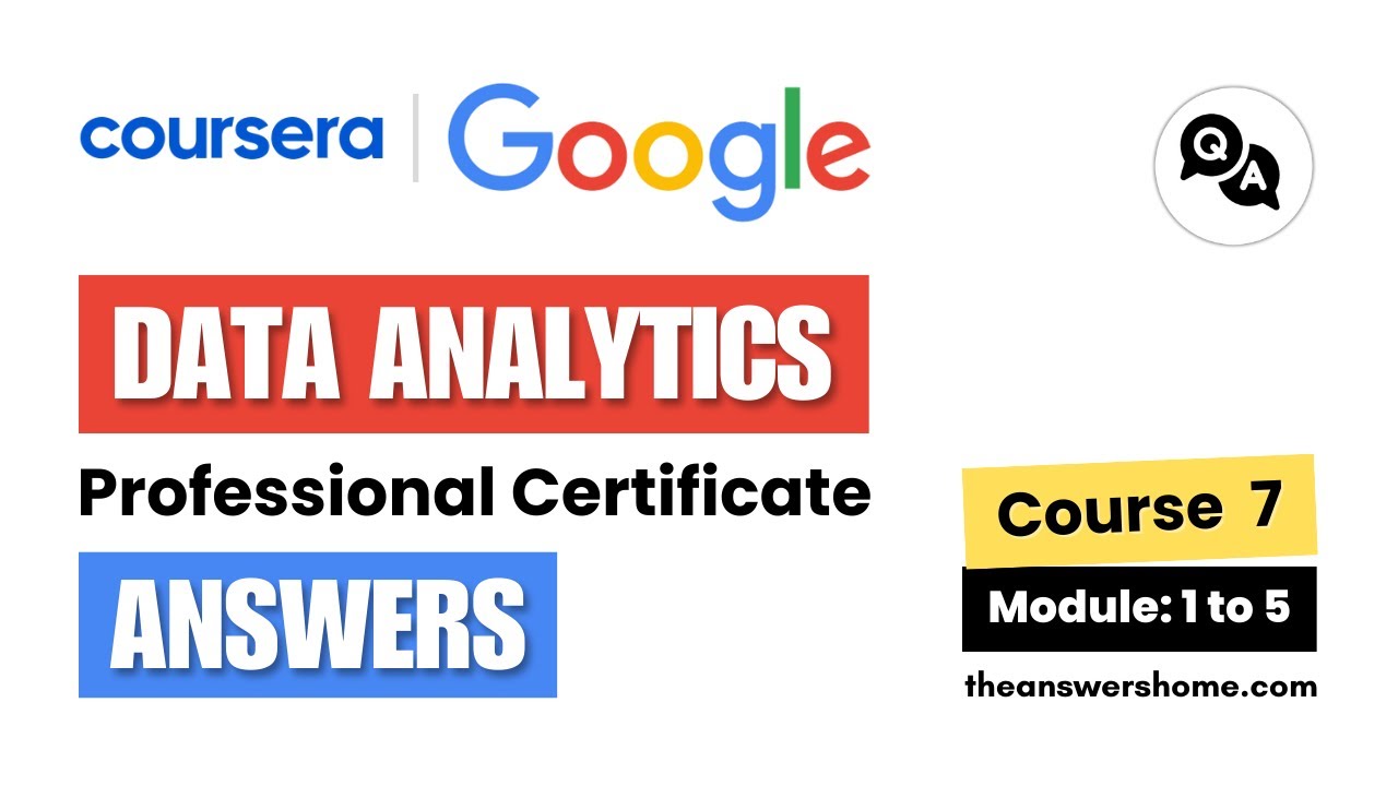 Data Analysis with R Programming Answers (Modules 1-5) | Google Data Analytics | Coursera