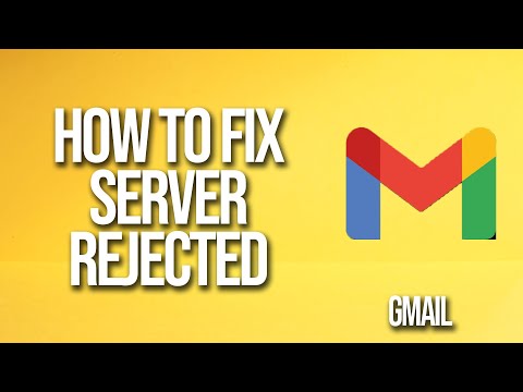 How To Fix Server Rejected Gmail