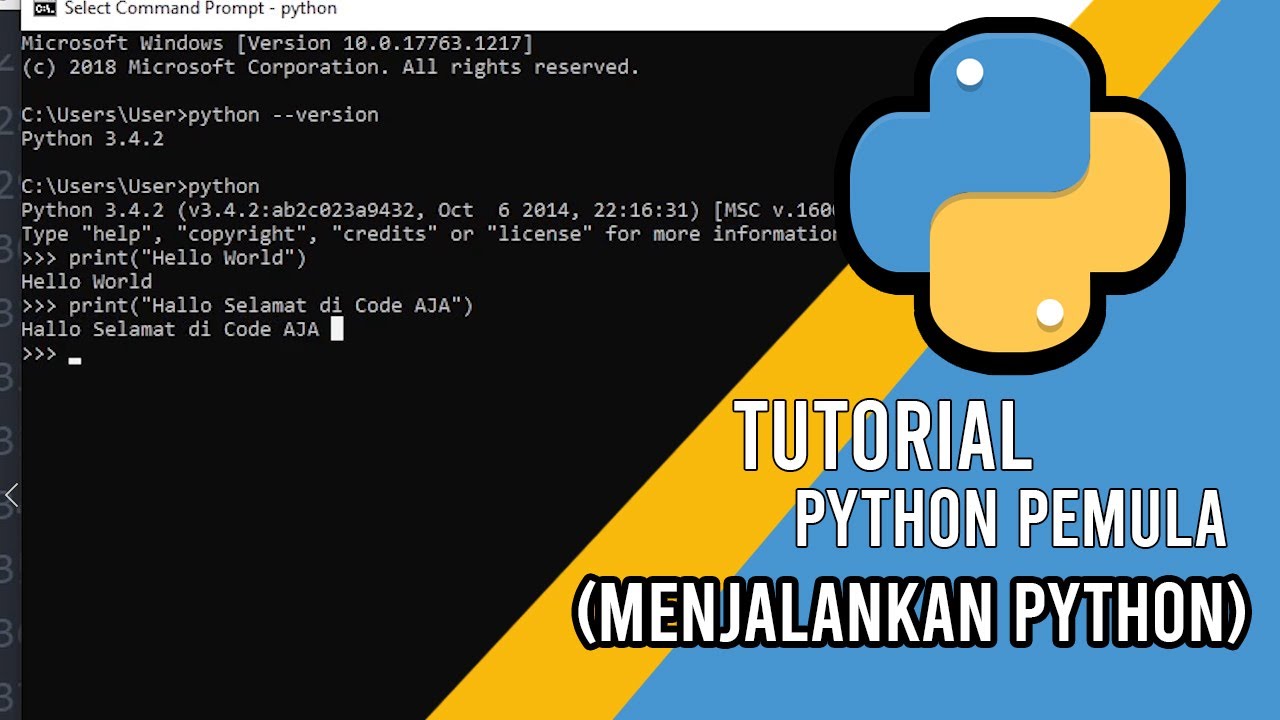 Tutorial Python Pemula | Menjalankan Python | 2020