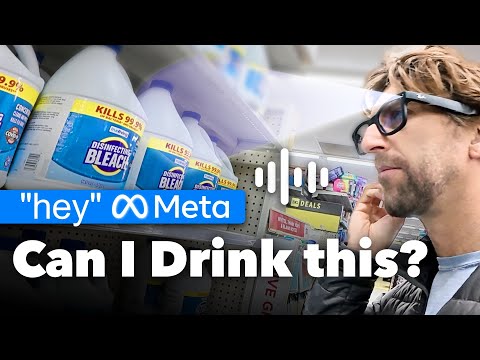 RayBan Meta Glasses Vision Assistance (will it let me drink bleach?)