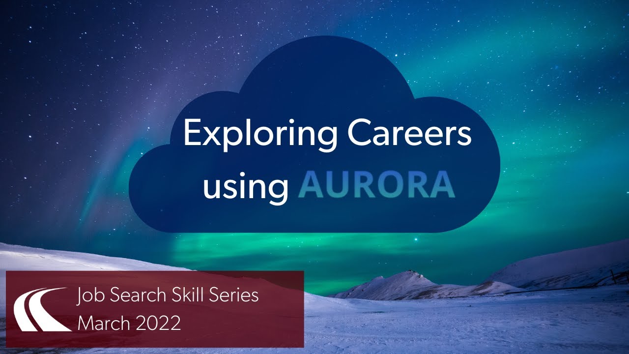 Exploring careers using Aurora for PhD students/postdocs