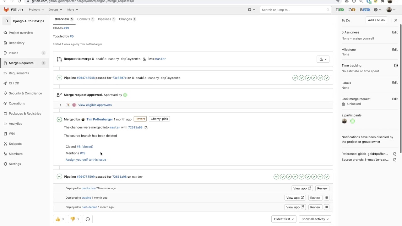 GitLab Releases & Traceability