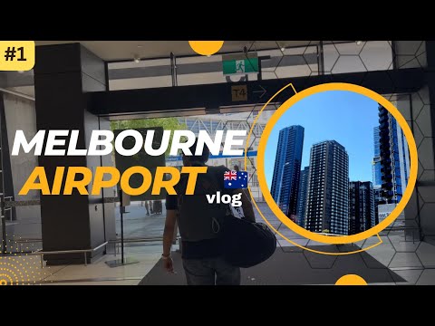 Arrival Melbourne airport | Exploring Tullamarine | Melbourne Australia | vlog
