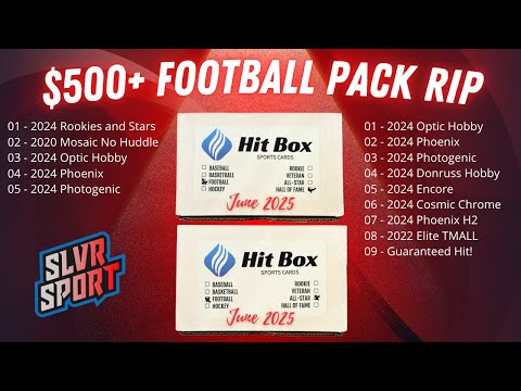 🎉 ALWAYS FUN 🎉 Hit Box All-Star and Hall-of-Fame Football Subscription Box Opening