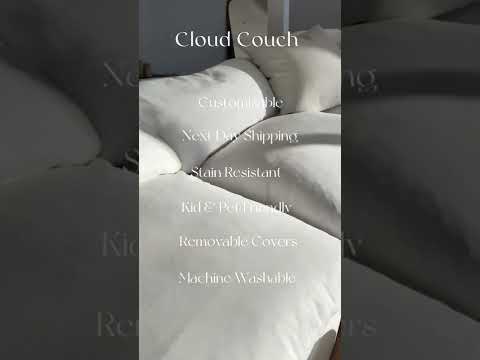 INSANE PRICES FOR CLOUD COUCH! SAME MANUFACTURER AS RH, BUT HALF THE PRICE & NEXT DAY SHIPPING