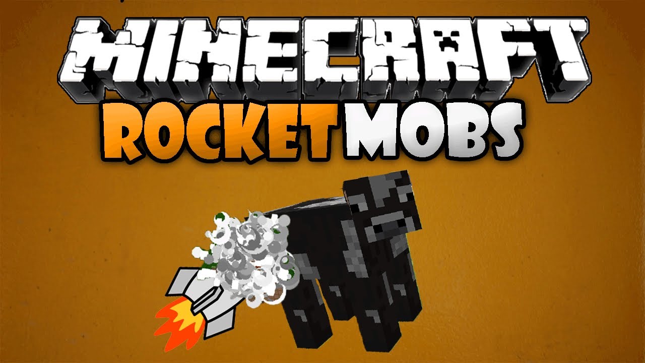 Minecraft: Exploding Mobs Mod (Rocket Mobs)