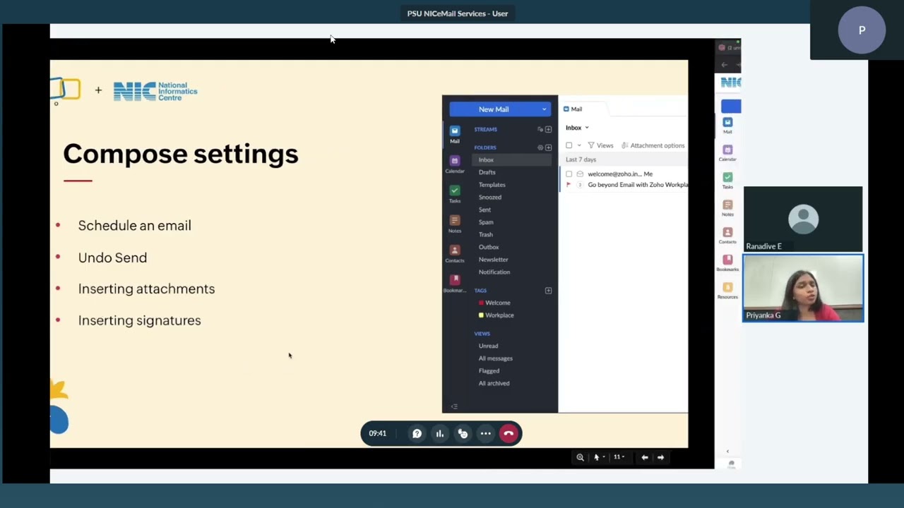 NIC email New Platform (mail.gov.in) Using Orientation