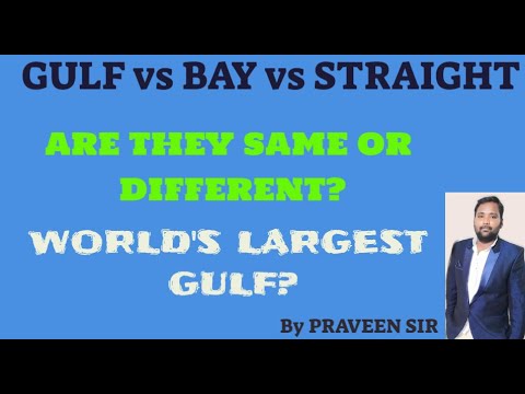 GULF vs BAY vs STRAIGHT in TELUGU By PRAVEEN SIR