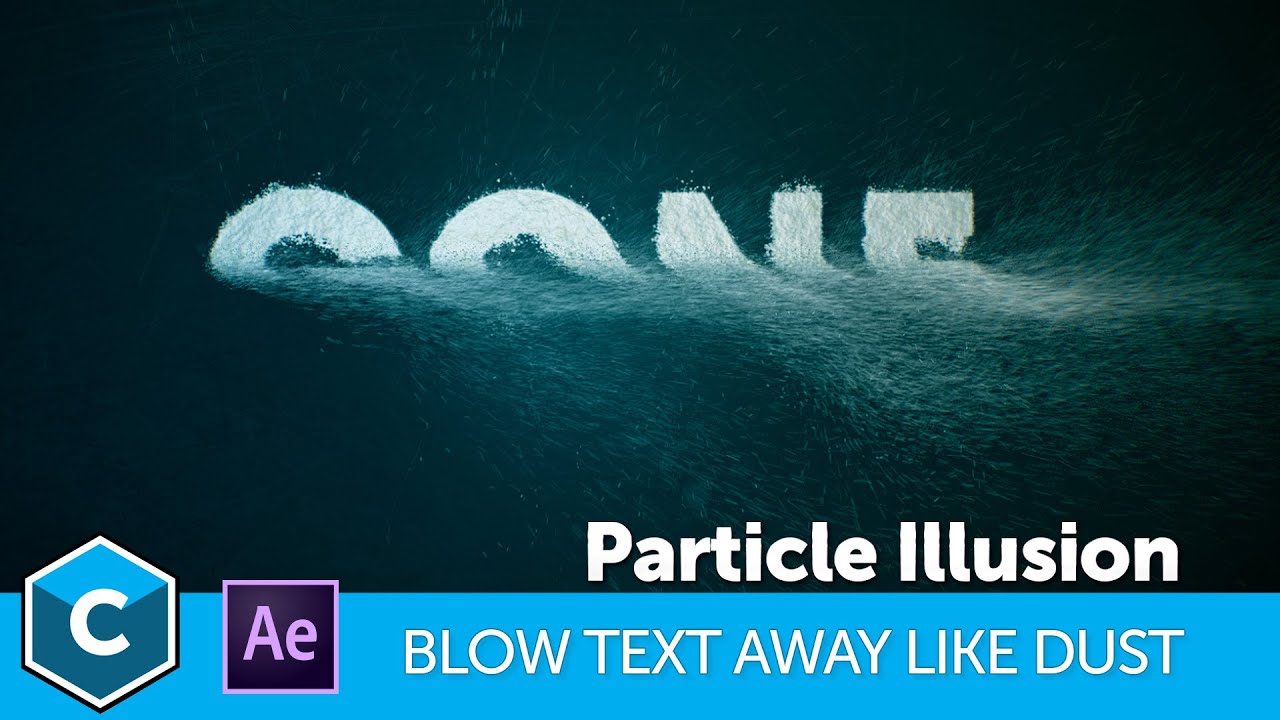 Continuum Blow Text Away With Particle Illusion Boris Fx