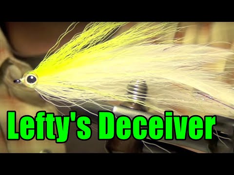 Lefty's Deceiver Fly Tying - Best Saltwater Streamer All Purpose Baitfish - Lefty Kreh Fly Pattern
