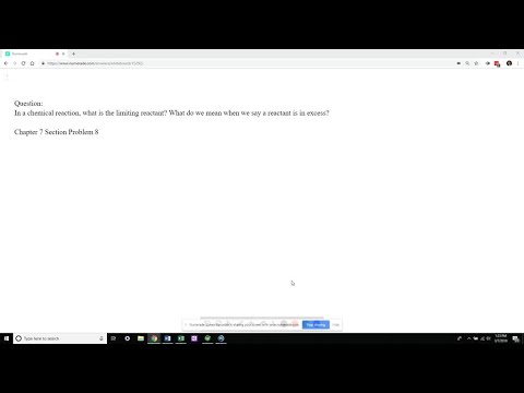 In a chemical reaction, what is the limiting reactant? What do we mean when we say a reactant is in…