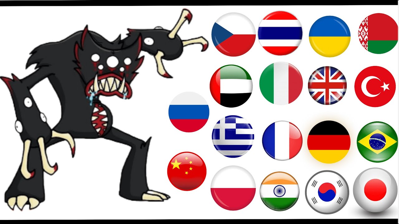KILLI WILLY IN DIFFERENT LANGUAGES  |. POPPY PLAY TIME