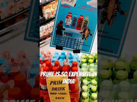 Prime available in India,But very Expensive โน1500 #shorts #india #ksi #loganpaul #energydrink #gym