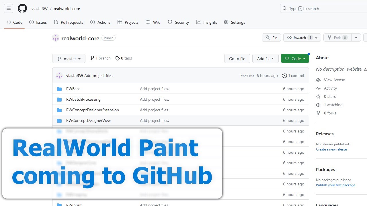 RealWorld Paint source code coming to GitHub