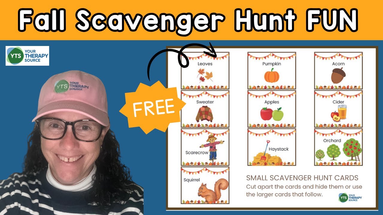 Fall Scavenger Hunt Free Printable