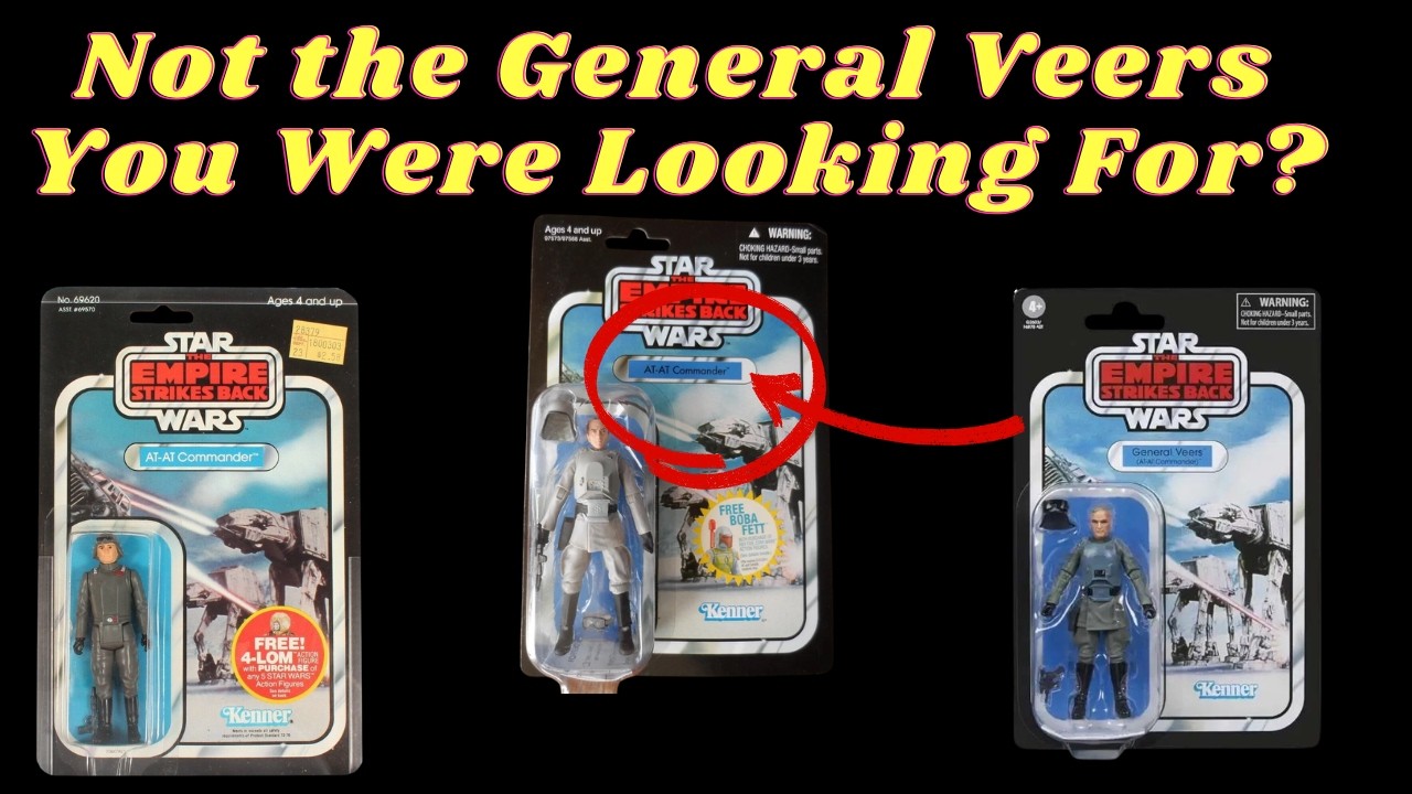 The weird and confusing history of AT AT Commander Action Figures of Hasbro, Kenner, Star Wars Veers