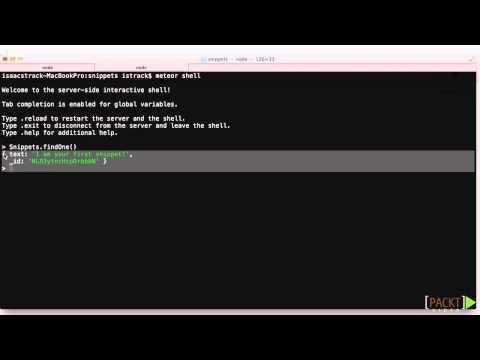 Learn Learning Meteor Application Development Tutorial Displaying Collections | packtpub com ...