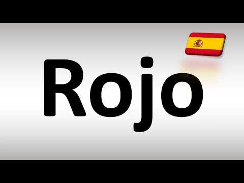 How to Pronounce Red (Rojo) in Spanish