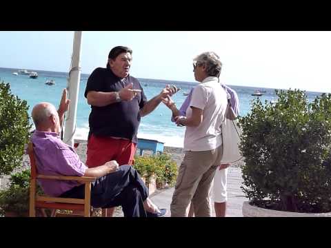 Italian guy talking with hands. Watch the hands tell the story
