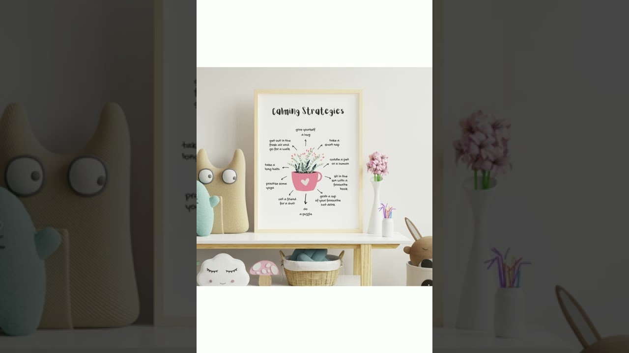 Calming Corner Classroom Calm Down Printable Calm Corner Decor Wall Art Social Emotional