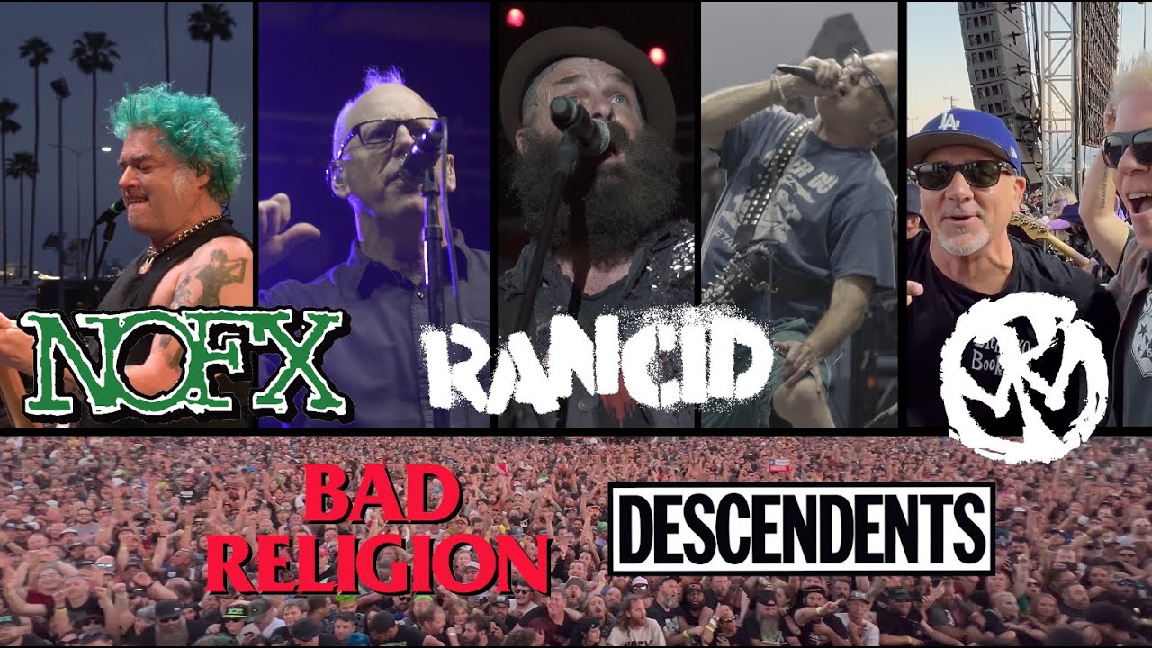 5 PUNK ROCK ANTHEMS PART 1: NOFX, BAD RELIGION, RANCID, DESCENDENTS AND PENNYWISE - 4K - WITH LYRICS