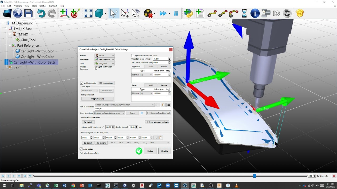 OMRON TM ROBOT TUTORIAL | HOW TO EXPORT CAD DATA ON ROBODK WITH TM ROBOT