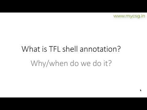 Clinical SAS - What is TFL Shell annotation and when do we do it?