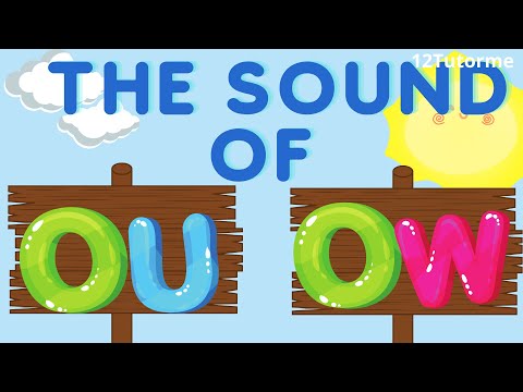 Phonics I Letter Sounds I Diphthong I The sounds of ou and ow #abcd #phonics