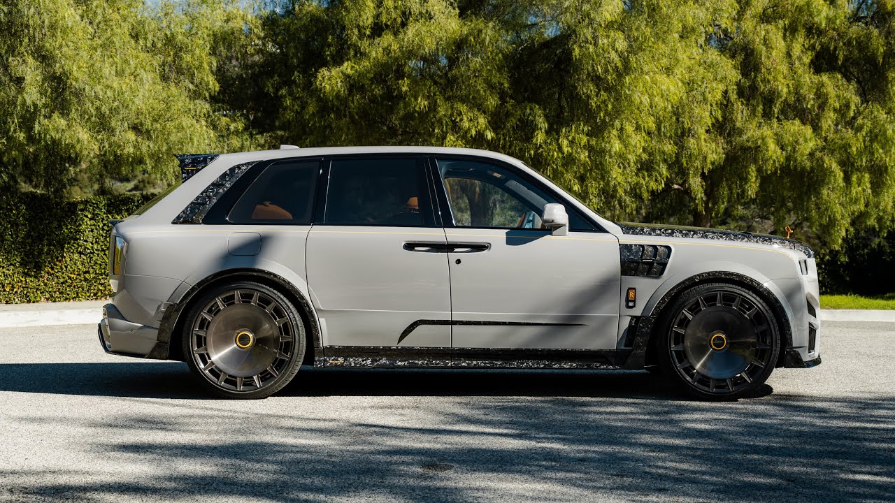 Tempest Gray, Yellow & Forged Widebody Mansory Rolls-Royce Cullinan II ...