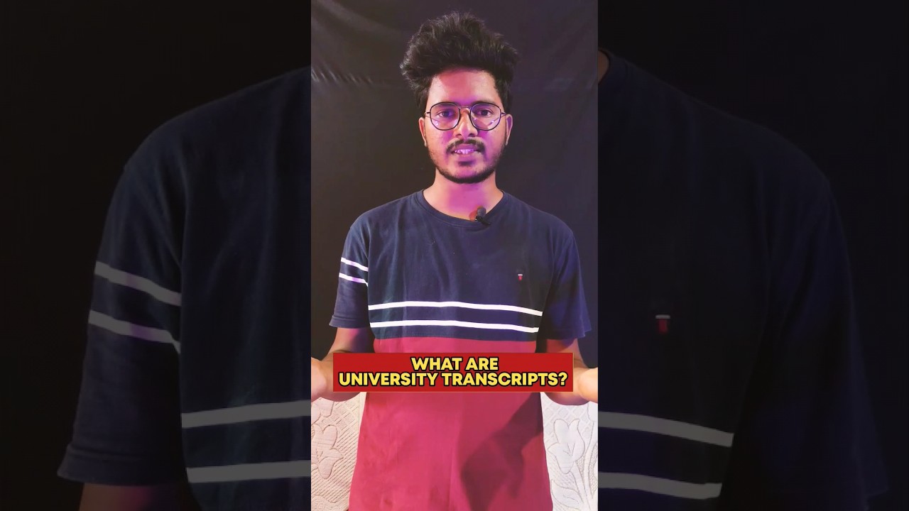 What are University Transcripts? తెలుగు #masters #usa #university #shortvideo #shorts #short #f1
