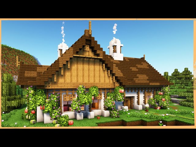 How to build a Large Cottage Minecraft Map