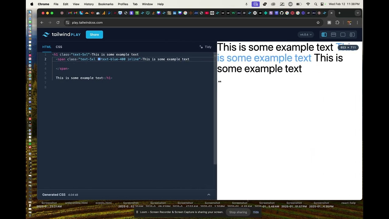 Inline, Inline Block, Block, and Span Tailwind CSS Tutorial