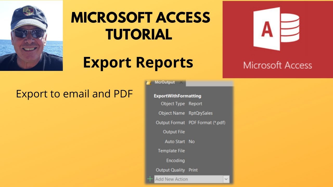 This video explains how to export reports in Microsoft Access. Export reports