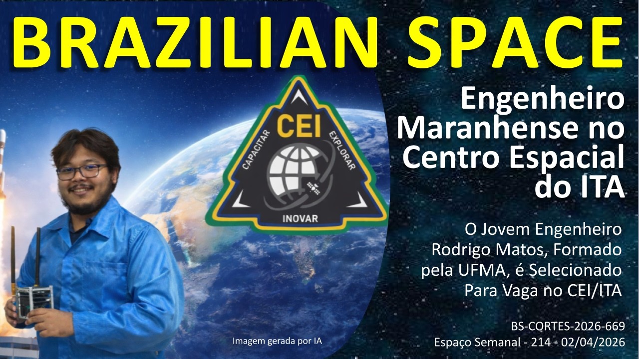 Young Aerospace Engineer from Maranhão, graduated from UFMA, is selected for a position at CEI/ITA.