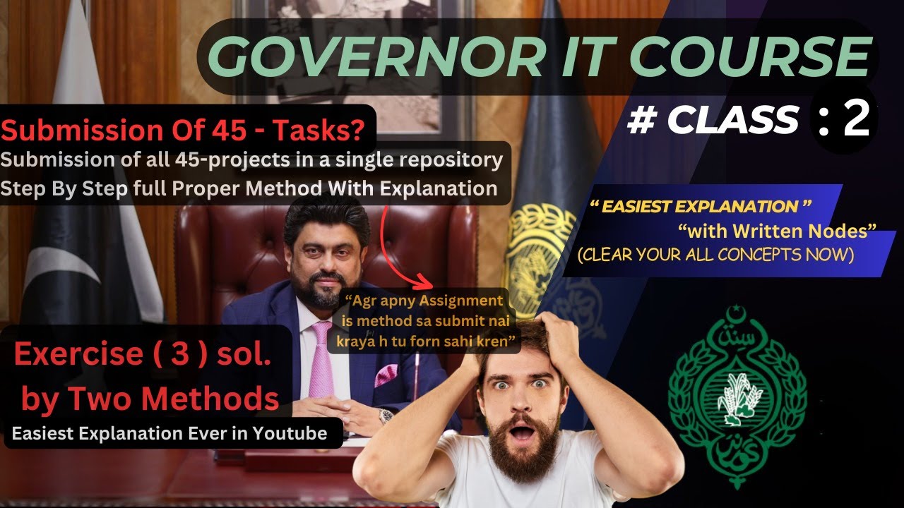 45-Tasks Submission on GitHub ( Step By Step Proper Method ) | Task # 3 ( by 2 methods ) | IT Course