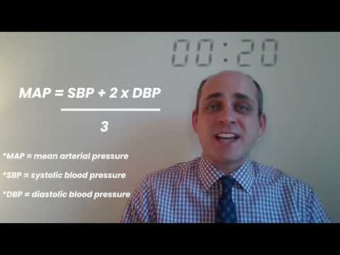 The Awesome Nursing Tutor Explains Mean Arterial Pressure (MAP) in 30 Seconds