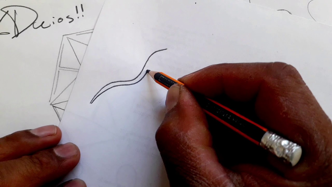 COMO DIBUJAR UN ESPERMATOZOIDE A PULSO Y PASO A PASO XDEIOS