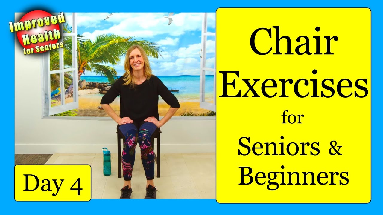 Heart Healthy Chair Exercises for SENIORS or BEGINNERS | 7 Day Program | DAY 4
