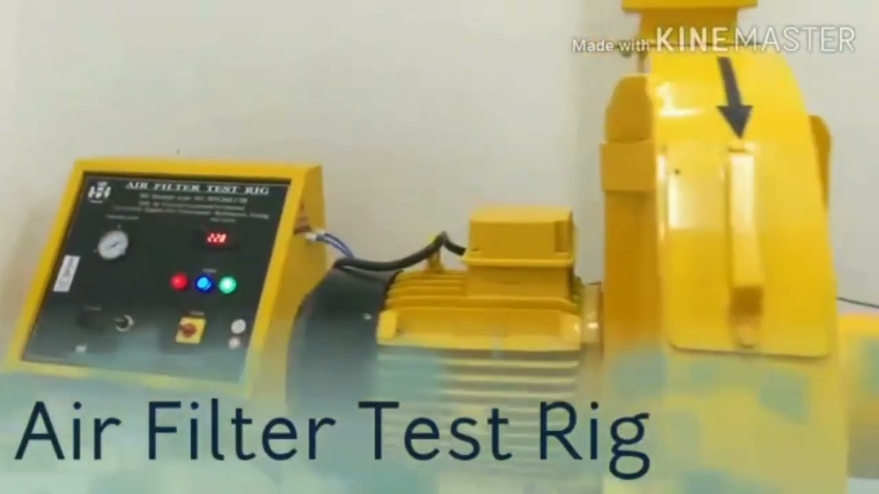 Air Filter Test rig
