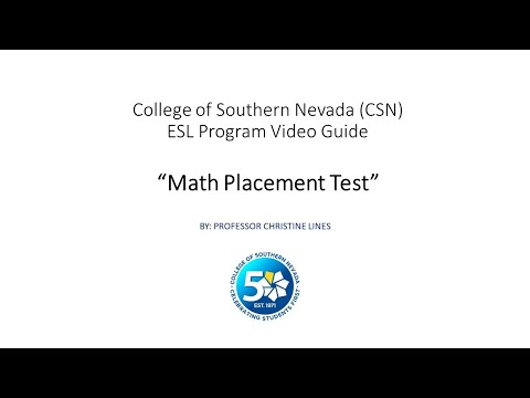 Math Placement Test