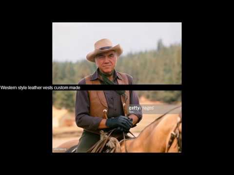 Bonanza leather vest video | Ben Cartwright vest | LEATHER-SHOP.BIZ ...