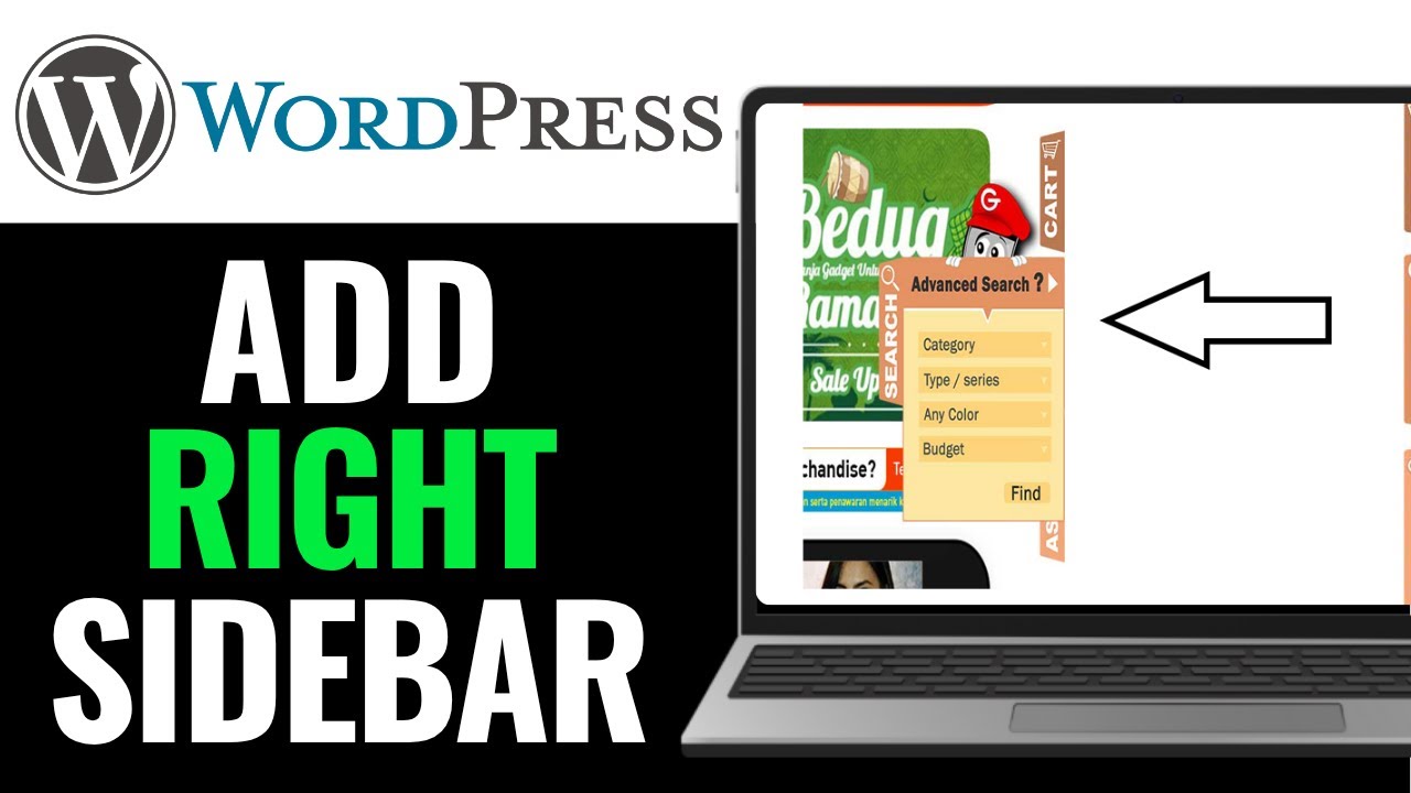 How to Add a Right Sidebar in Wordpress Theme 2025 (Beginner Guide)
