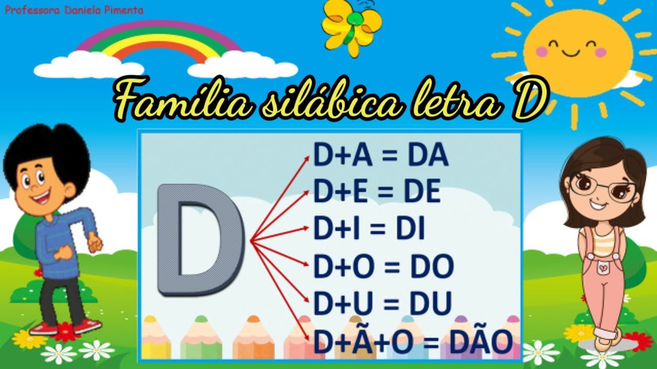 Família silábica da letra D
