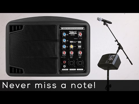 TALENT AM150 3-Channel Personal 150w 5" Monitor with EQ and | Reverb
