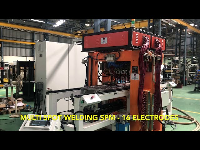 Special Welding Machines SPM - Four Head Table Mounted SPM Machine ...