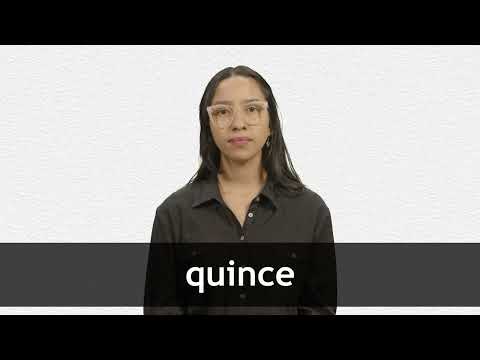 How to pronounce QUINCE in Latin American Spanish