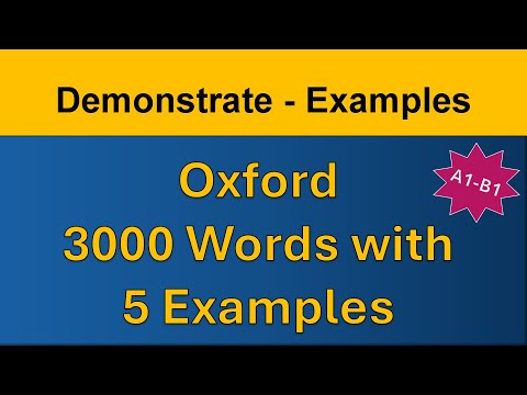 Demonstrate - Examples