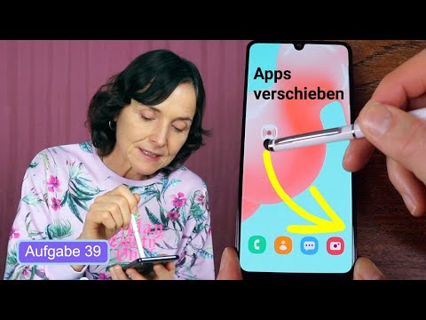 Apps verschieben und neue anordnen. Smartphonekurs mit dem Samsung Teil 39.