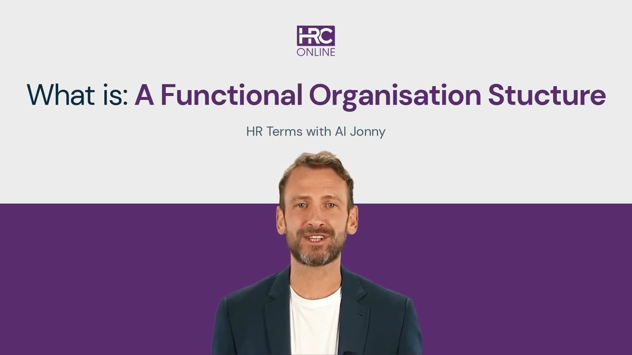 What is a Functional Organisational Structure
