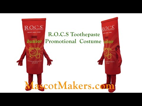 R.O.C.S Toothpaste Promotional Costume | Mascot Makers